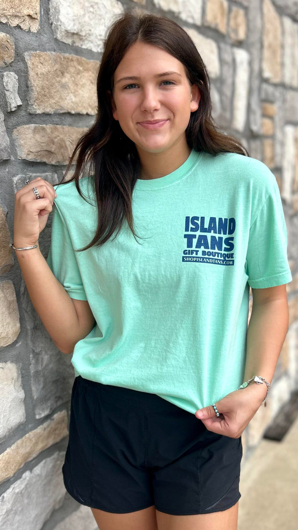 Island Tans Logo Tees‐ Comfort Cotton Island Reef Tee - Island Tans ...